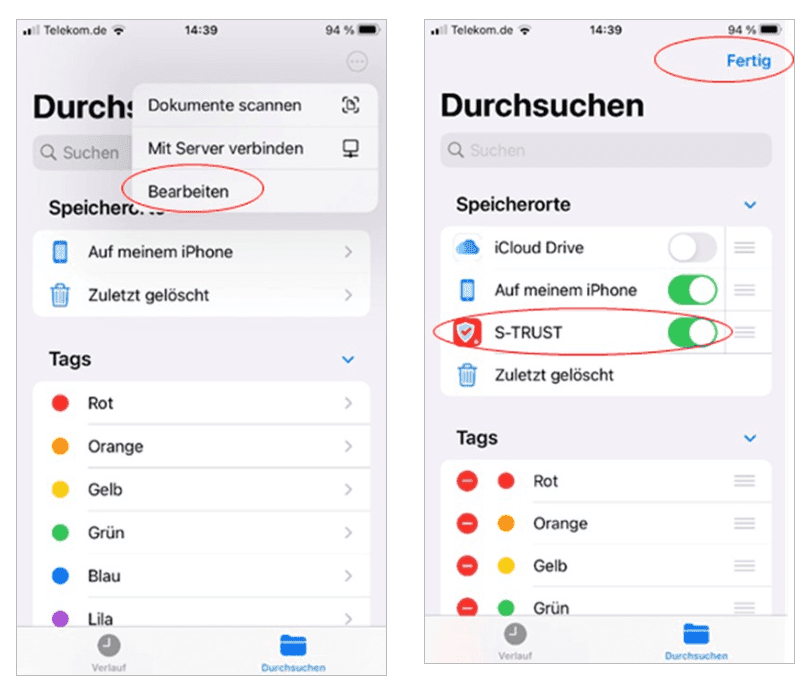 Dokumente verwalten mit S-Trust