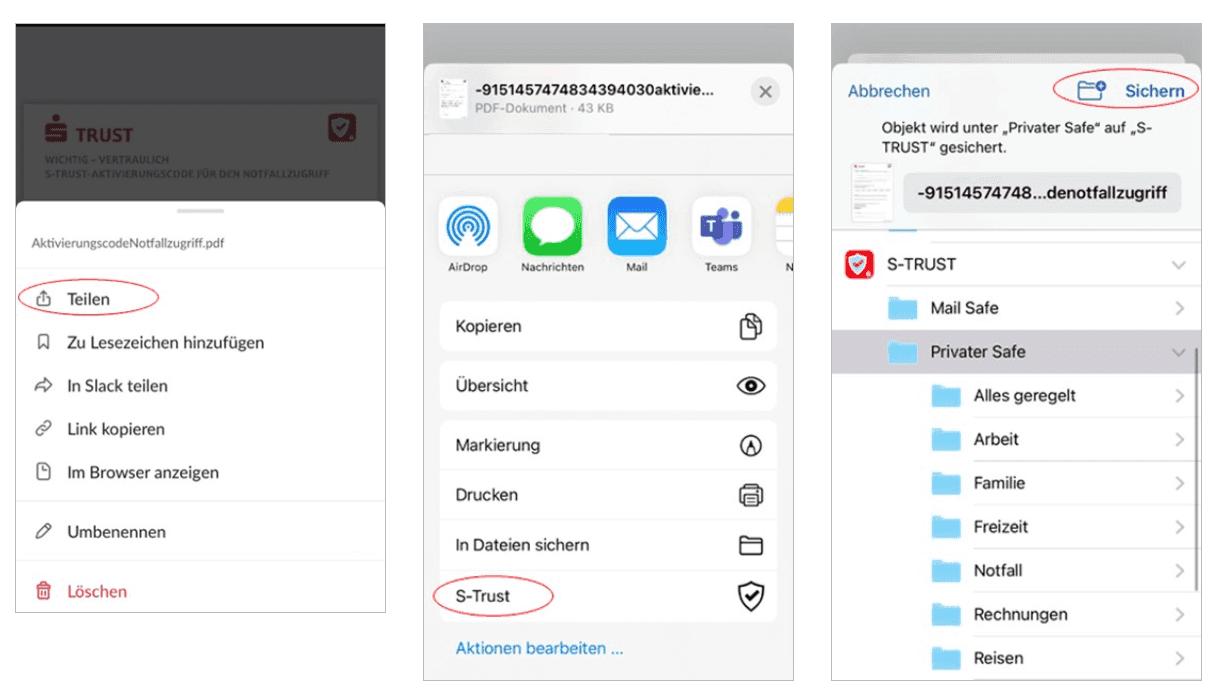 Dokumente verwalten mit S-Trust